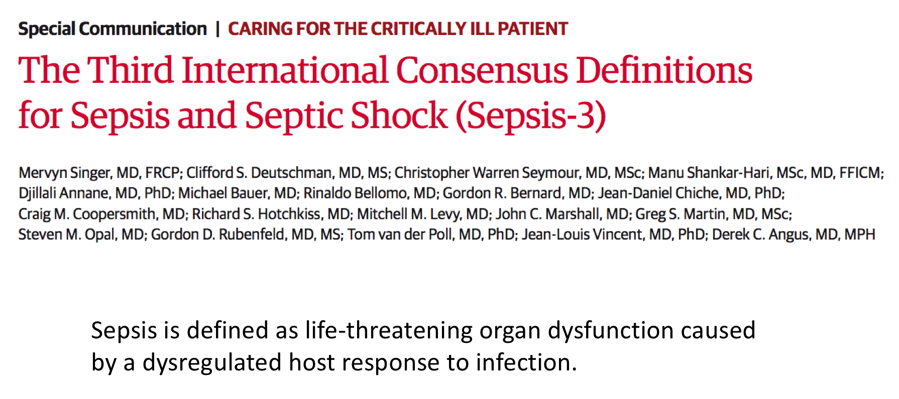 The Trojan horse of sepsis bundles – EvolutionMedicine